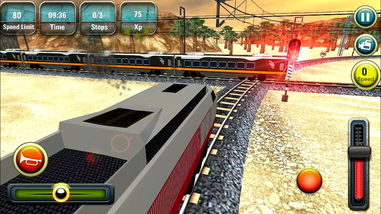 Moon Star Liner Bullet Train Driving - Train Racing Simulator - Android ...