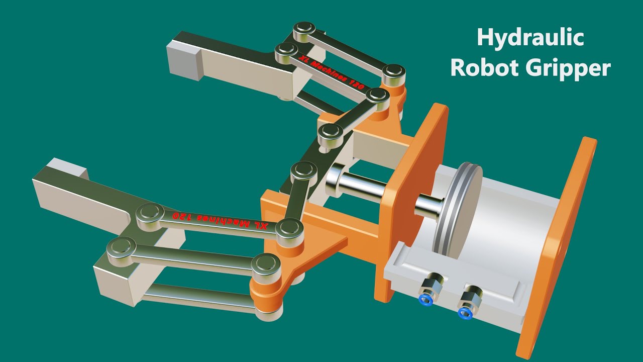 Hydraulic Robot Gripper Youtube