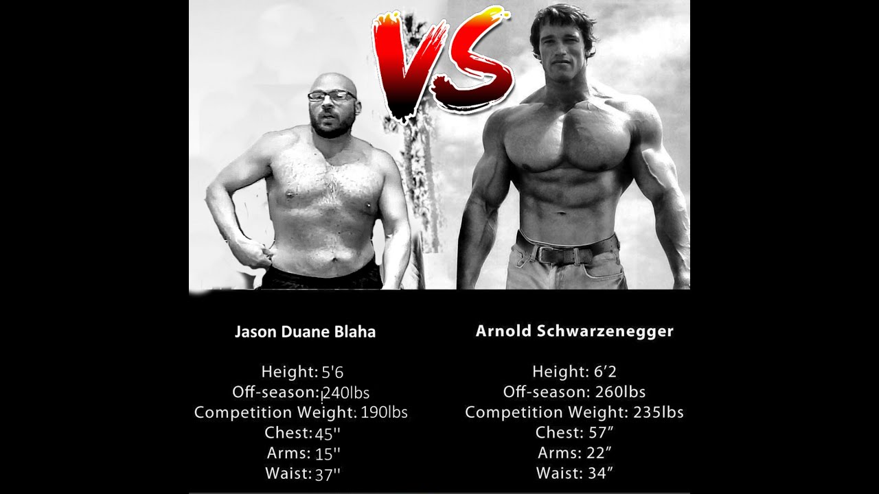 Jason Blaha claims he had & has BIGGER arms than Arnold Schwarzenegger ...