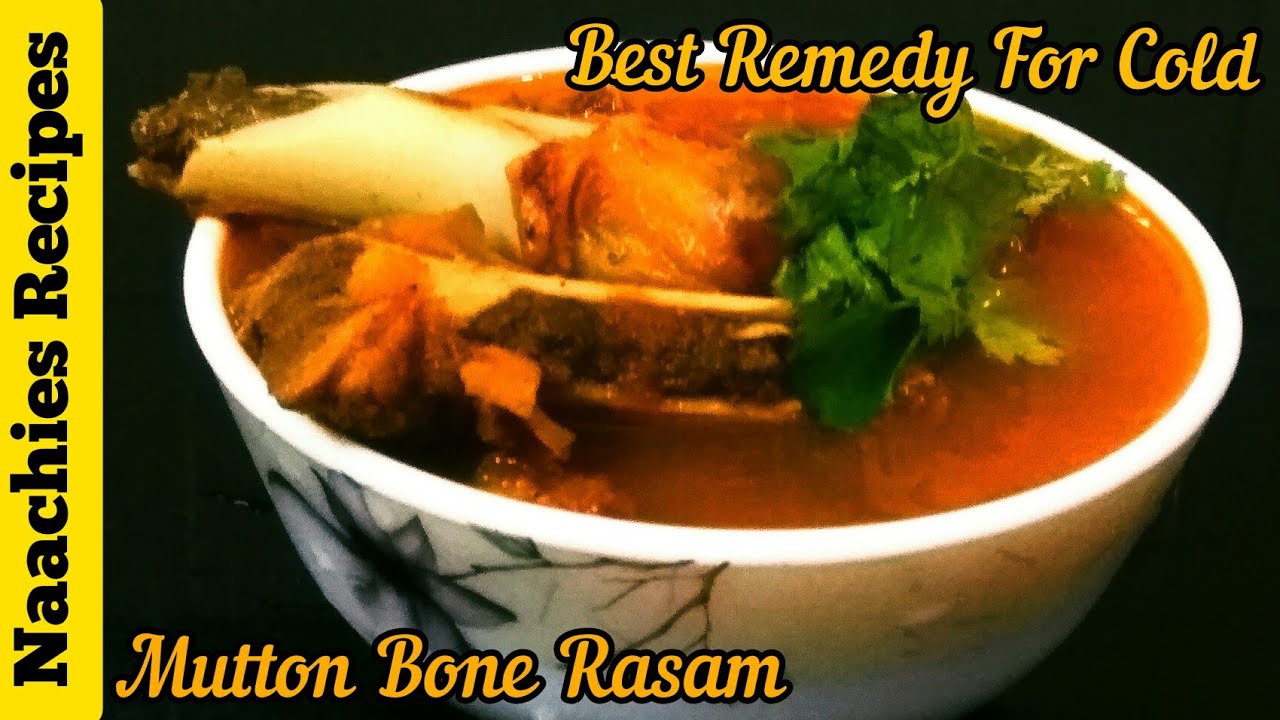 Mutton Bone Soup(Rasam)|Mutton Elumbu Rasam|Best Remedy For Cold - YouTube