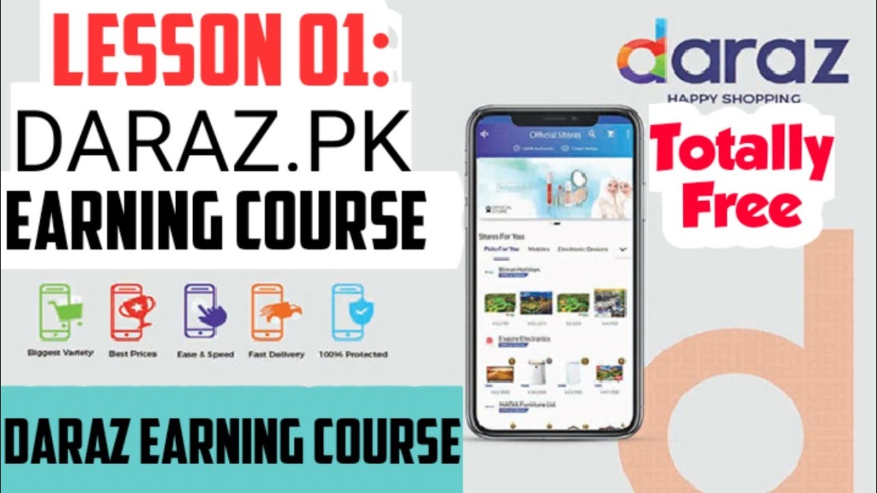 LESSON 01: DARAZ EARNING COURSE | 2019 - YouTube