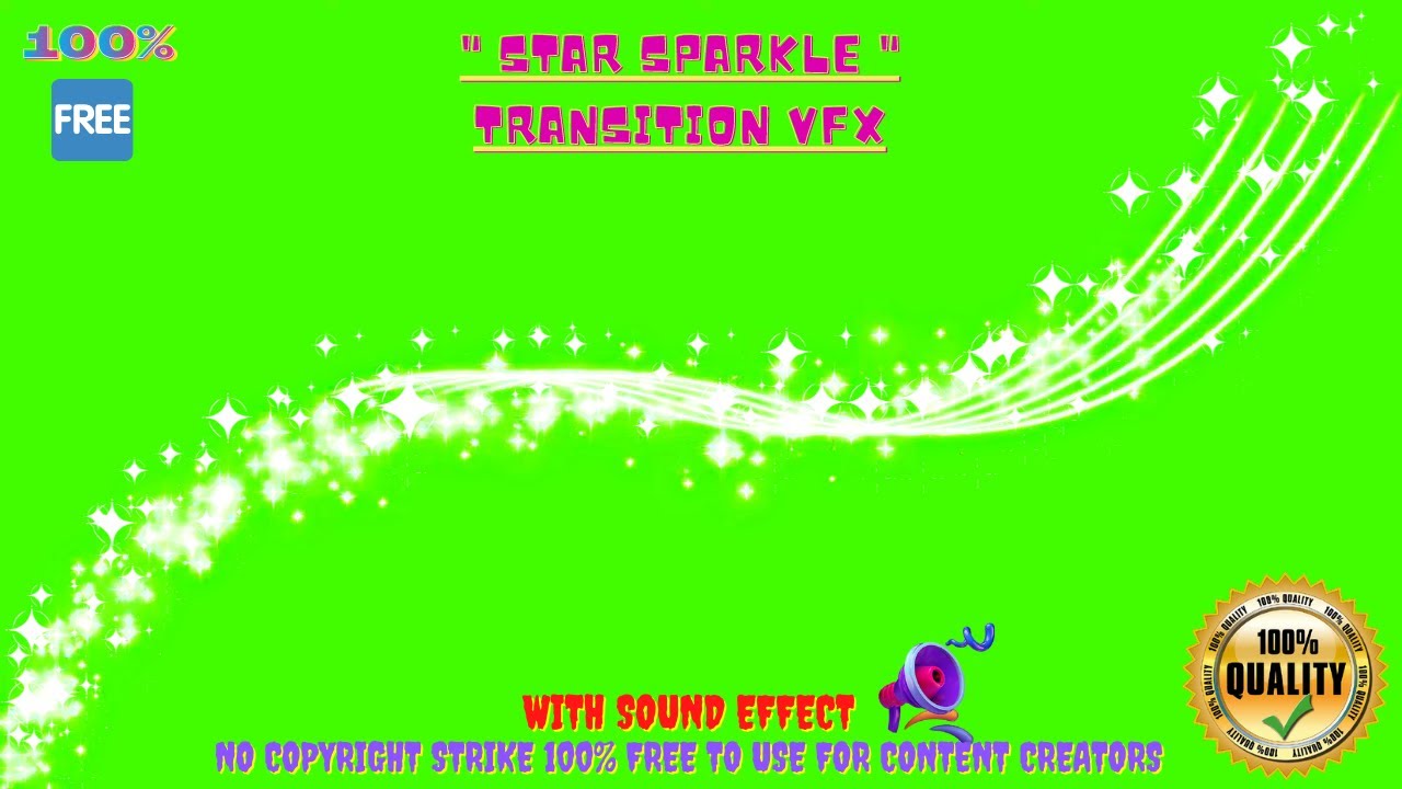 Sparkle🌟💫🌠With Sound Effect🔊No Copyright Strike ️100% Free to Download ...