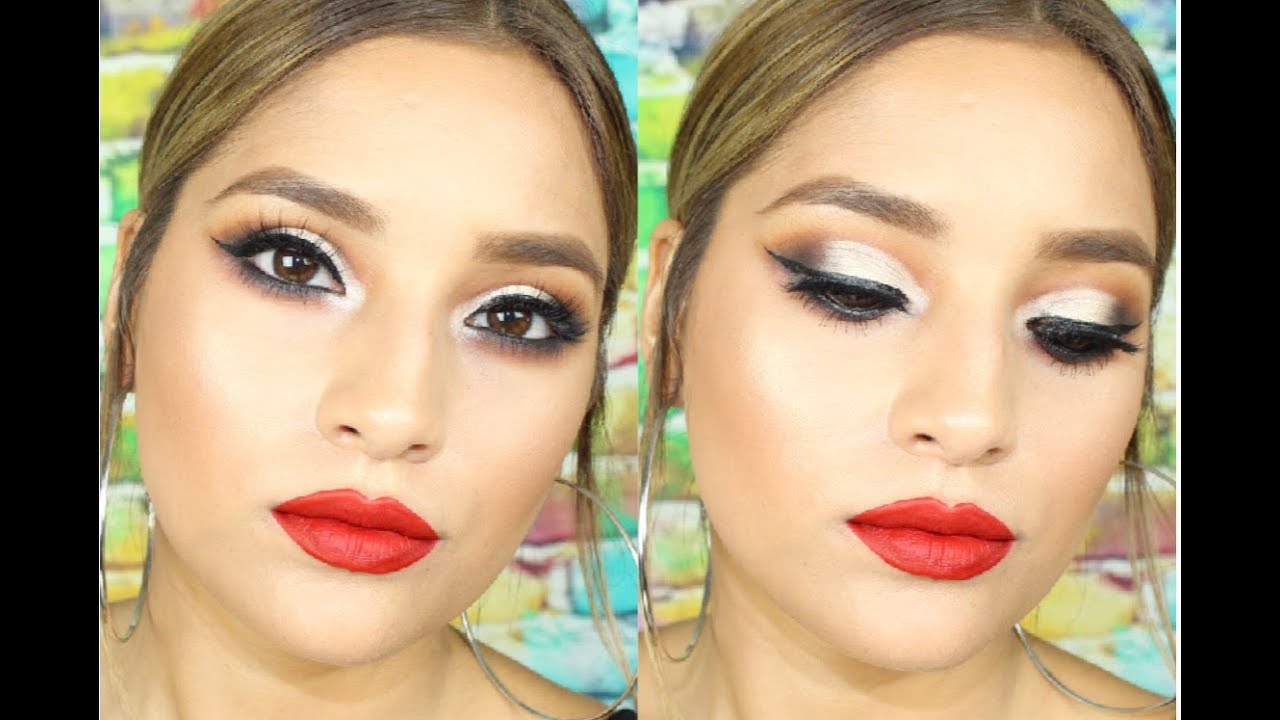 Dramatic Makeup for Red Lipstick l iluvsarahii x colourpop ARRIBA l ...