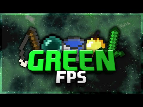 Fps Green [16x] MCPE Texture Pack PvP, SW, UHC - YouTube