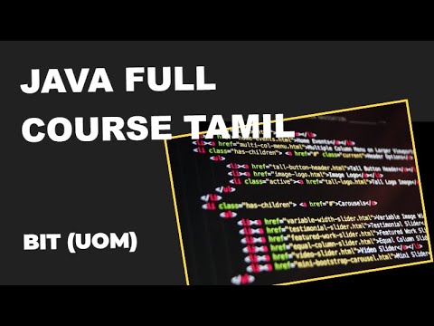 JAVA ☕ Full Tamil explain | First class 01 Fundamental Programming ...