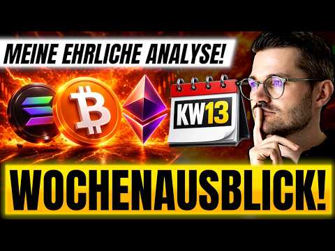 Bitcoin Prognose: Nächste Woche wird BRUTAL. Hier ist mein EXAKTER Plan!