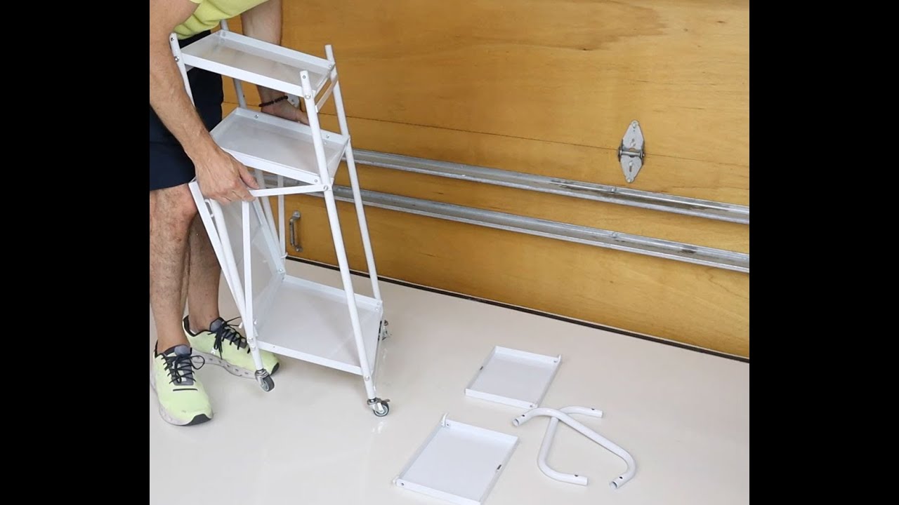 Waxness Foldable Waxing Trolley - Disassemble - YouTube