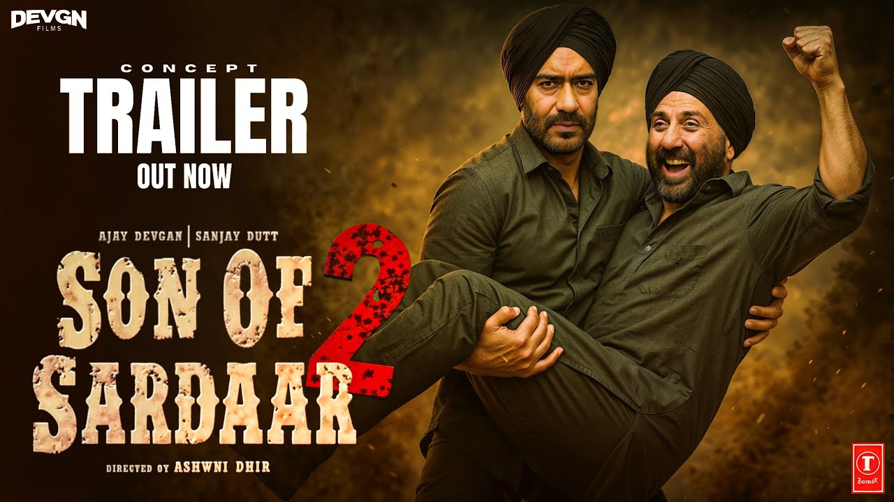 Son Of Sardaar 2 | Concept Trailer | Ajay Devgn | Mrunal Thakur| Sunny ...