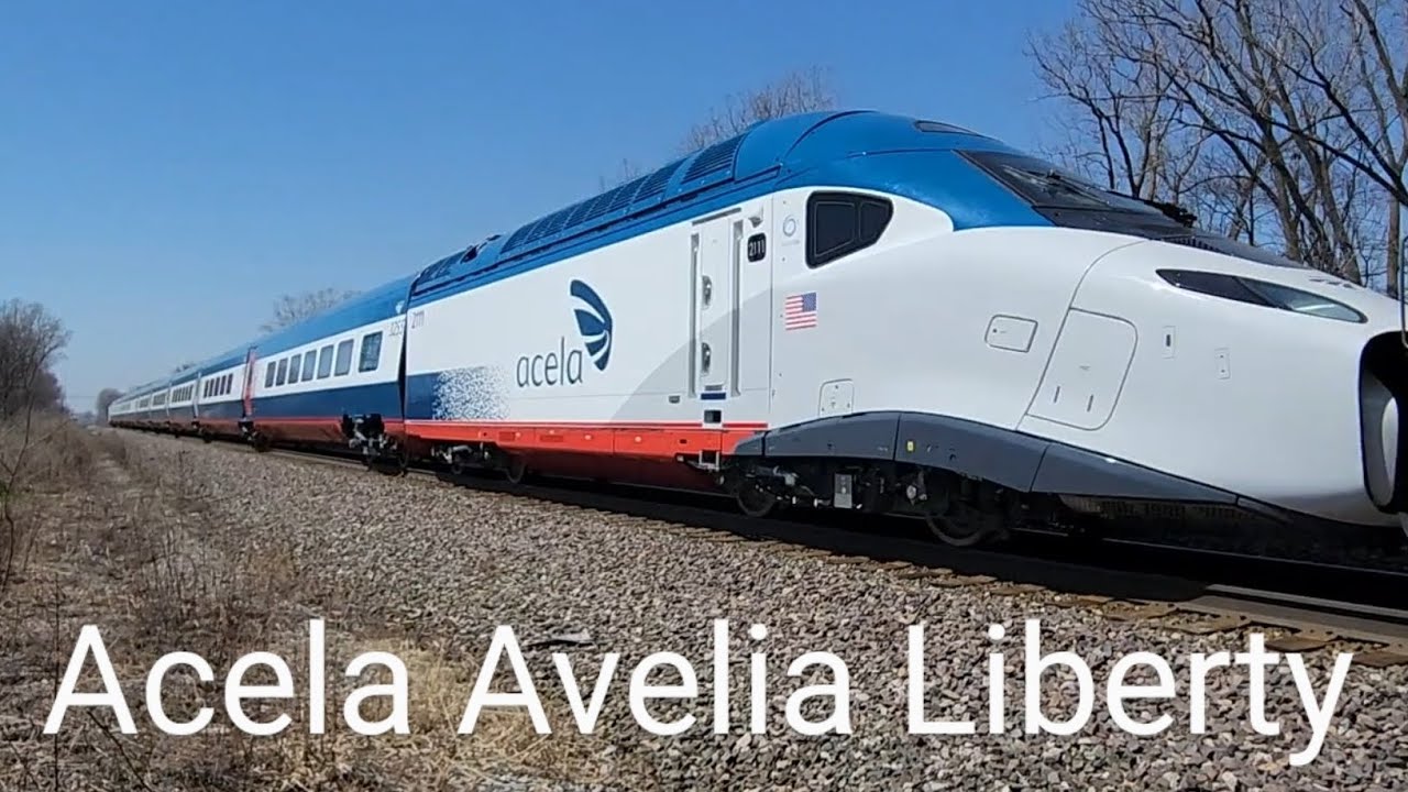Amtrak's 6th Alstom Avelia Liberty trainset on P934! - YouTube