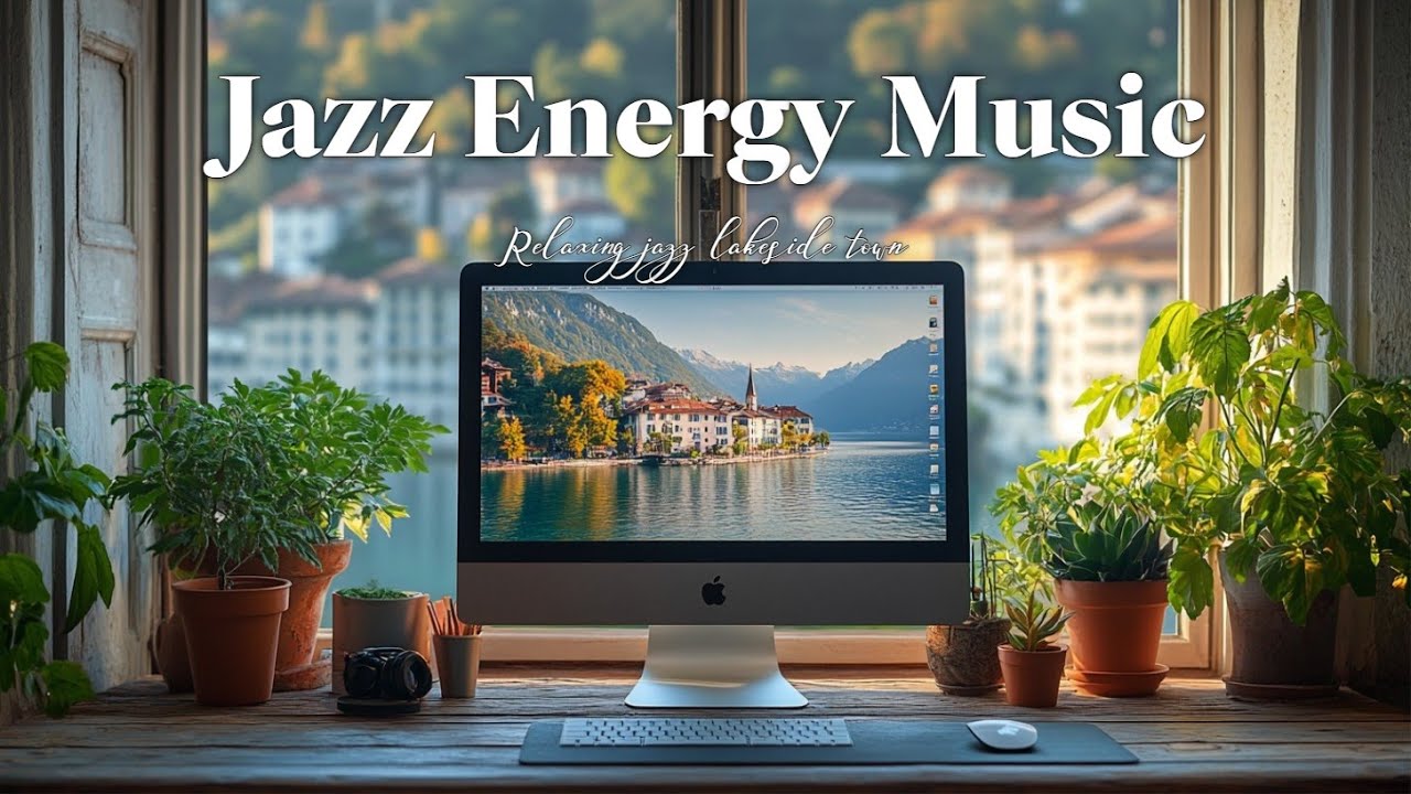 Productive Work Jazz Music ☀️ Relaxing Jazz for Focus and Energy 🏞️ ...