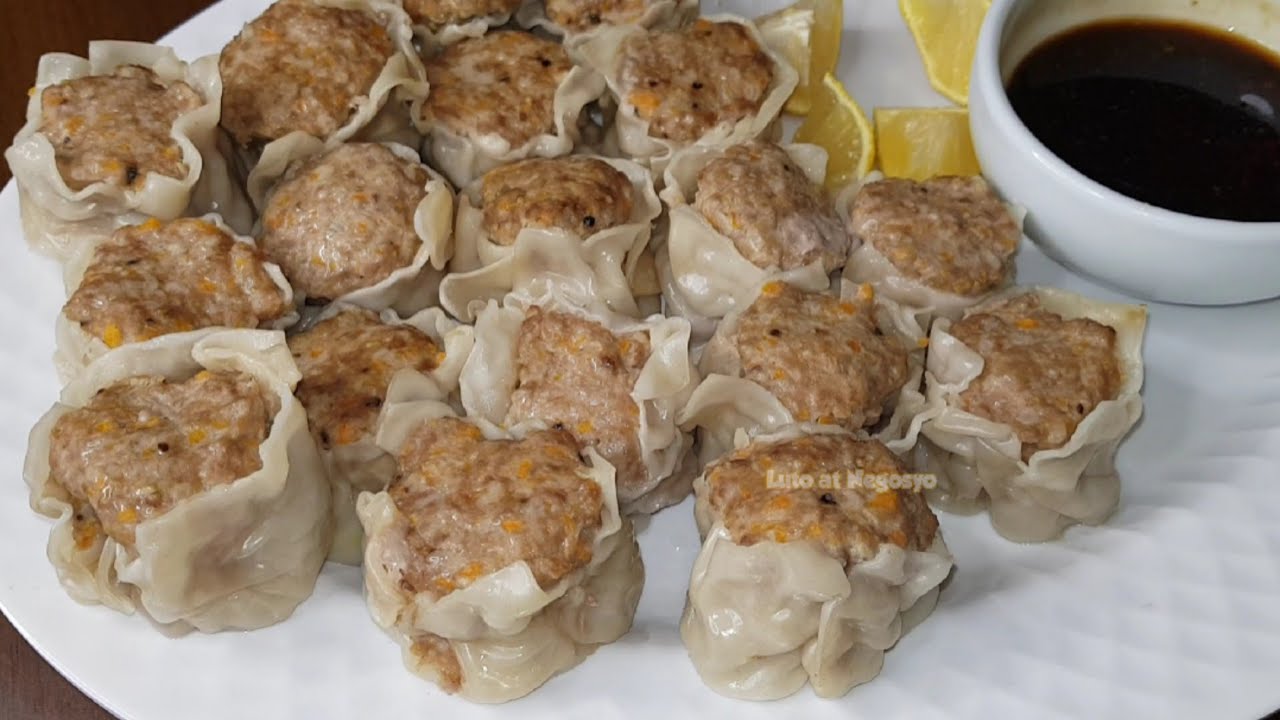 Siomai Easy Recipe Chicken And Beef Siomai Swak Pang Negosyo Youtube