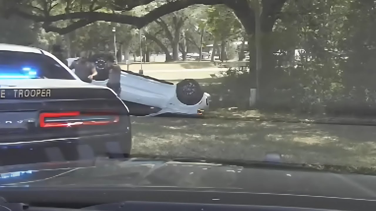 Action-Packed Pursuit Ends in Pit Maneuver Florida Highway Police - YouTube