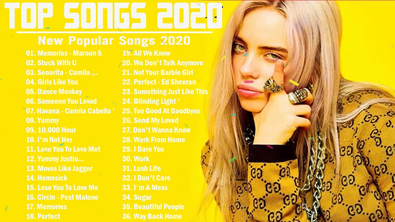 Top Pop Songs 2020 Top 50 Pop Song Playlist 2020 Best English Music ...