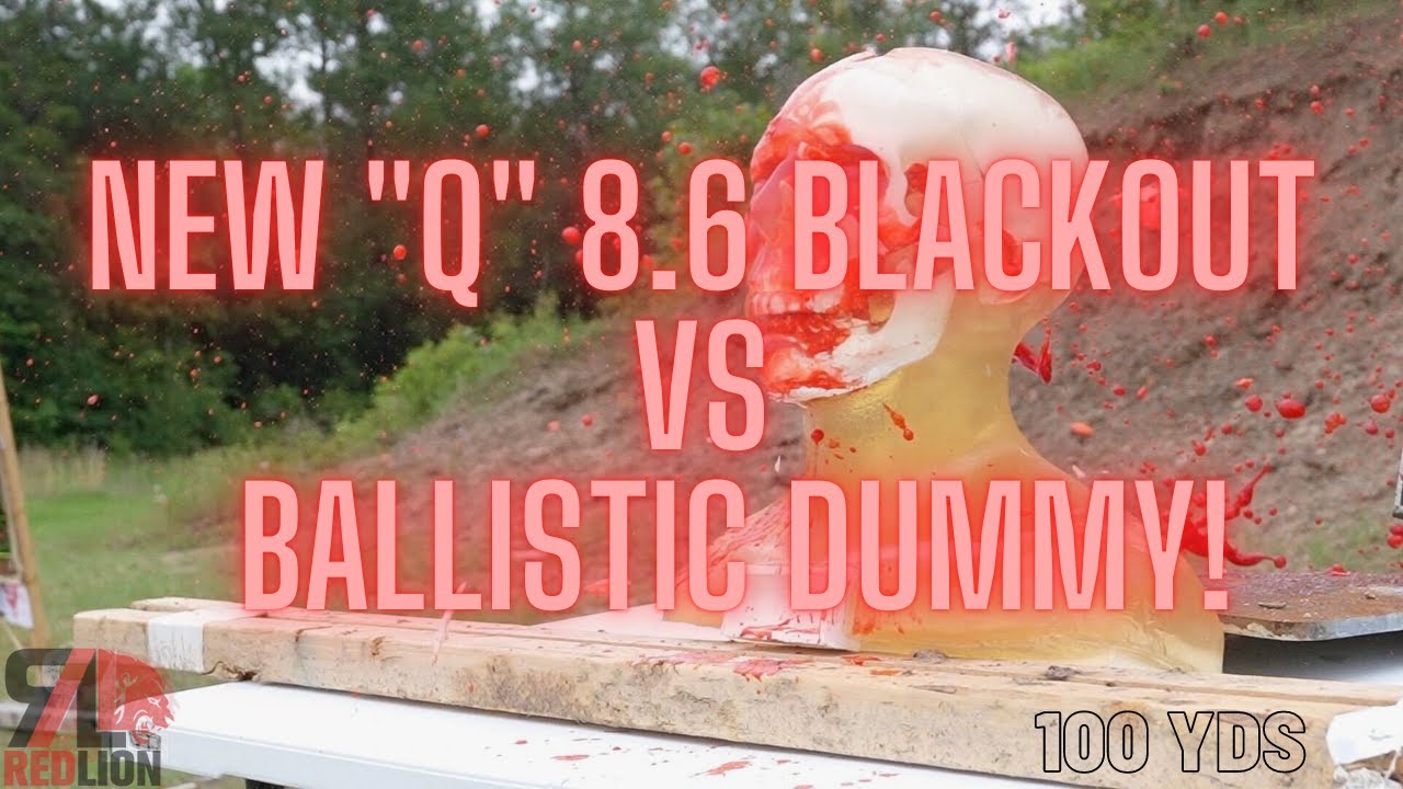 8.6 Blackout VS Human Head @ 100yds! - YouTube