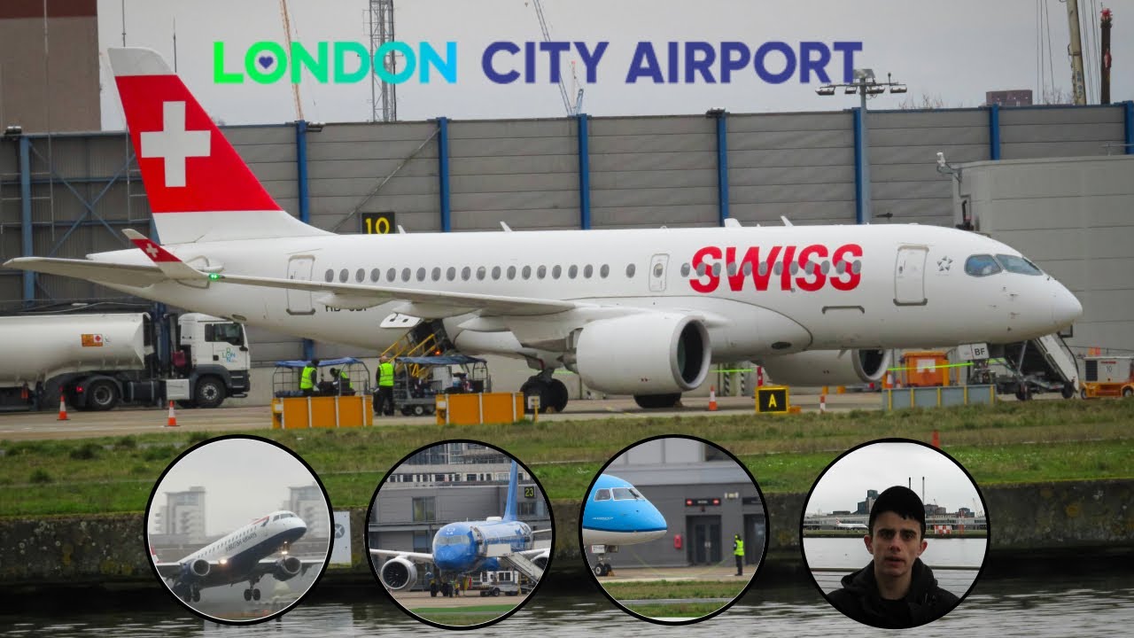Early Morning | London City | Stunning Plane Spotting | ATC - YouTube