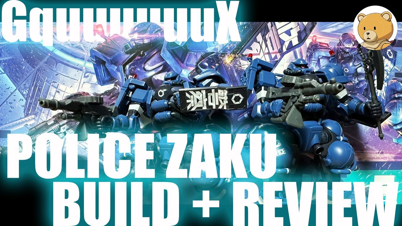 GquuuuuuX Police Zaku – Unique Take on a Classic! | Build & Review ...