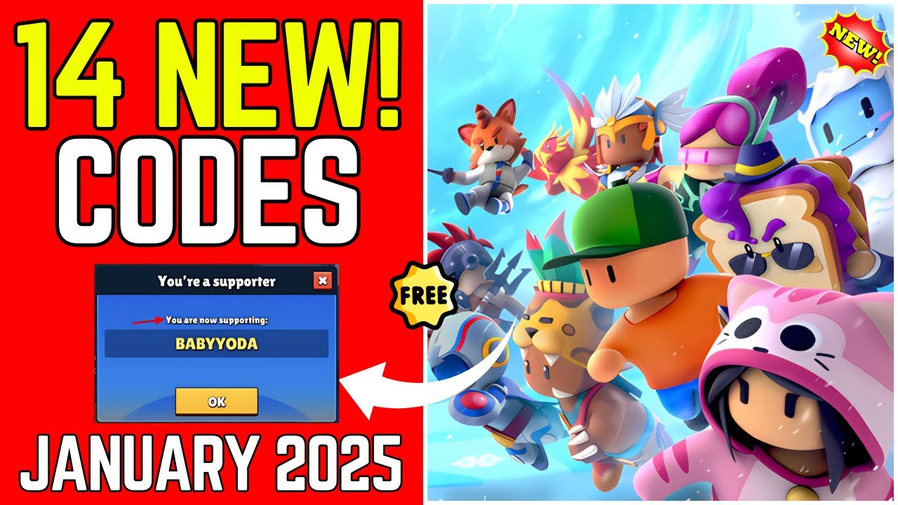 *NEW* GIFT🎉 ALL STUMBLE GUYS GIFT CODES - 2025 | STUMBLE GUYS CODES ...