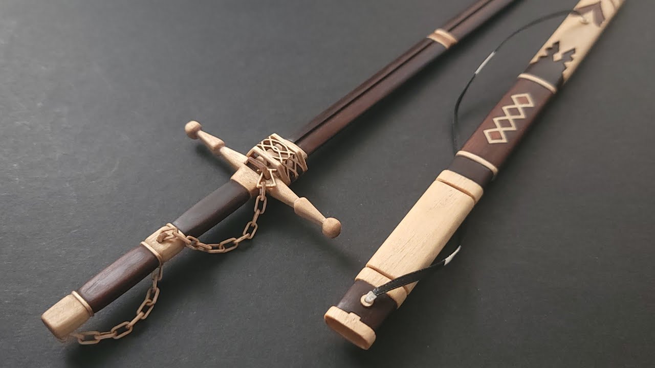 Popsicle sticks DIY------ Sword of the Goddess - YouTube
