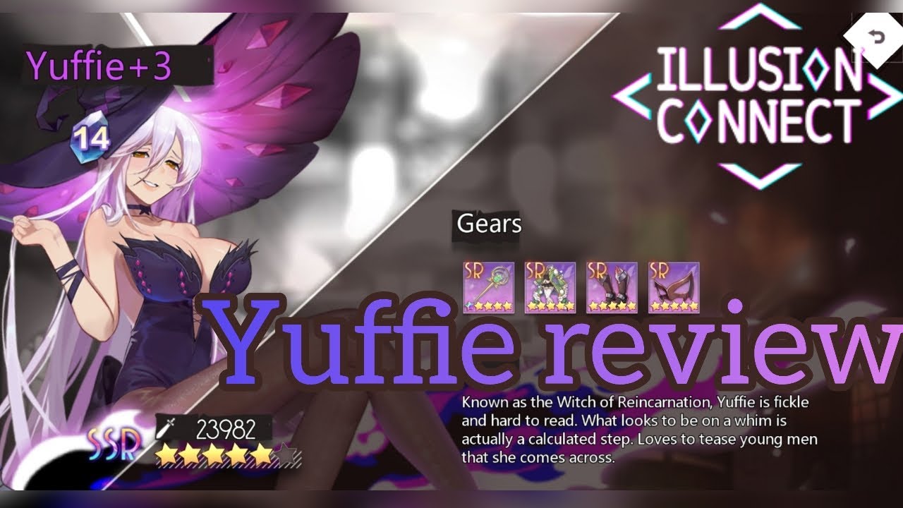 Illusion Connect Global: Yuffie Character Review [Must Have Unit] - YouTube