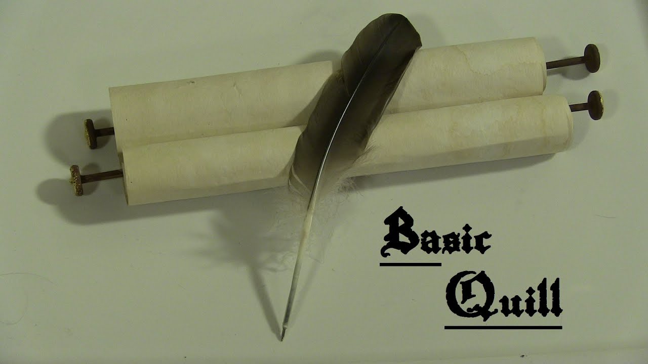 How To Make A Basic Quill YouTube How To Make A Basic Quill YouTube