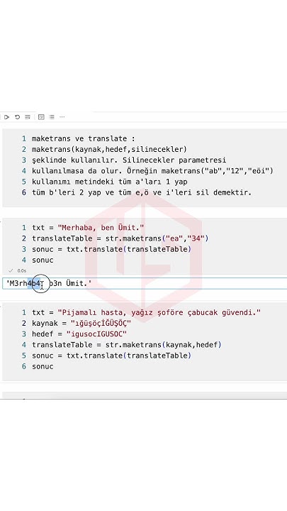 Python String Metotları Maketrans Translate Python String Methods Coding Programming Python