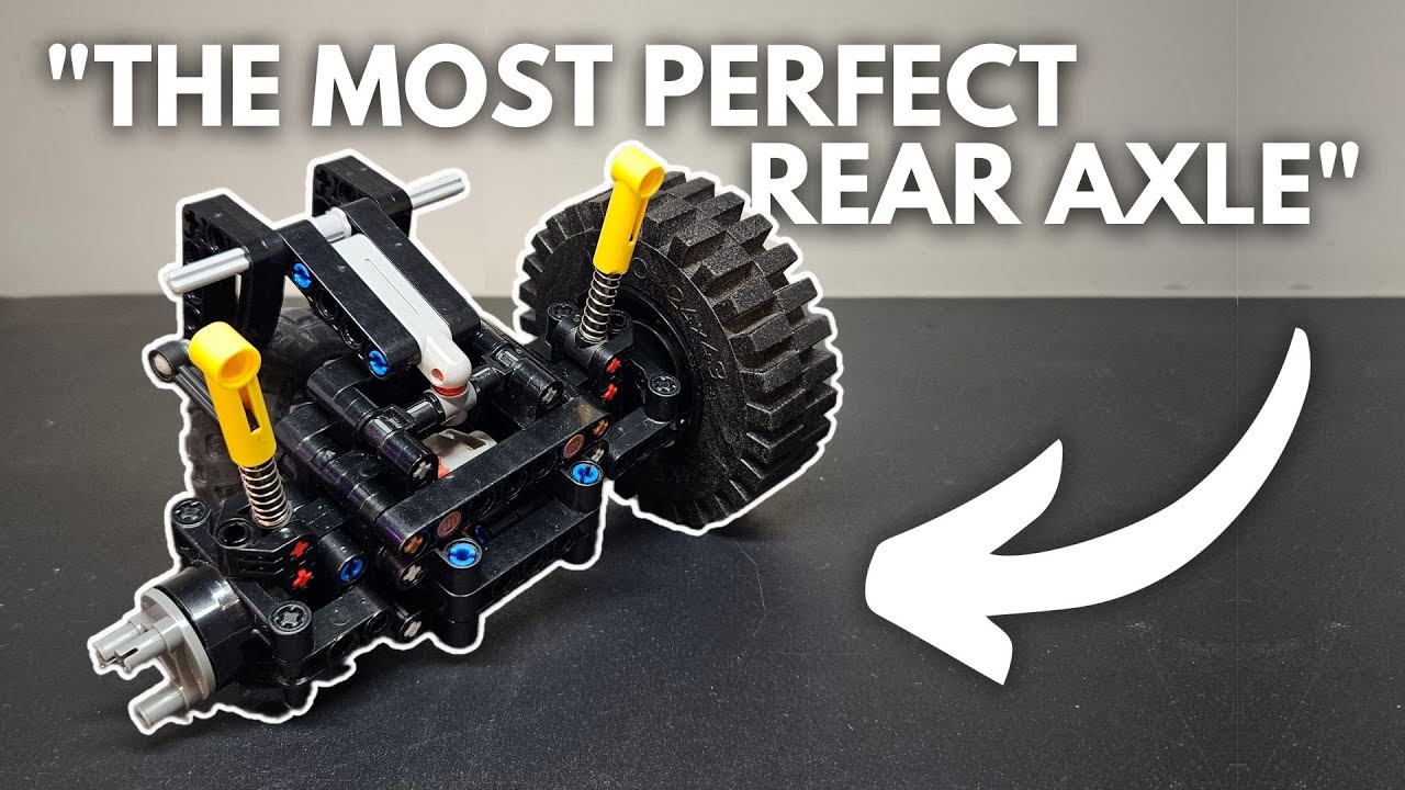 How to built the most perfect rear solid axle out of LEGO Technic ...
