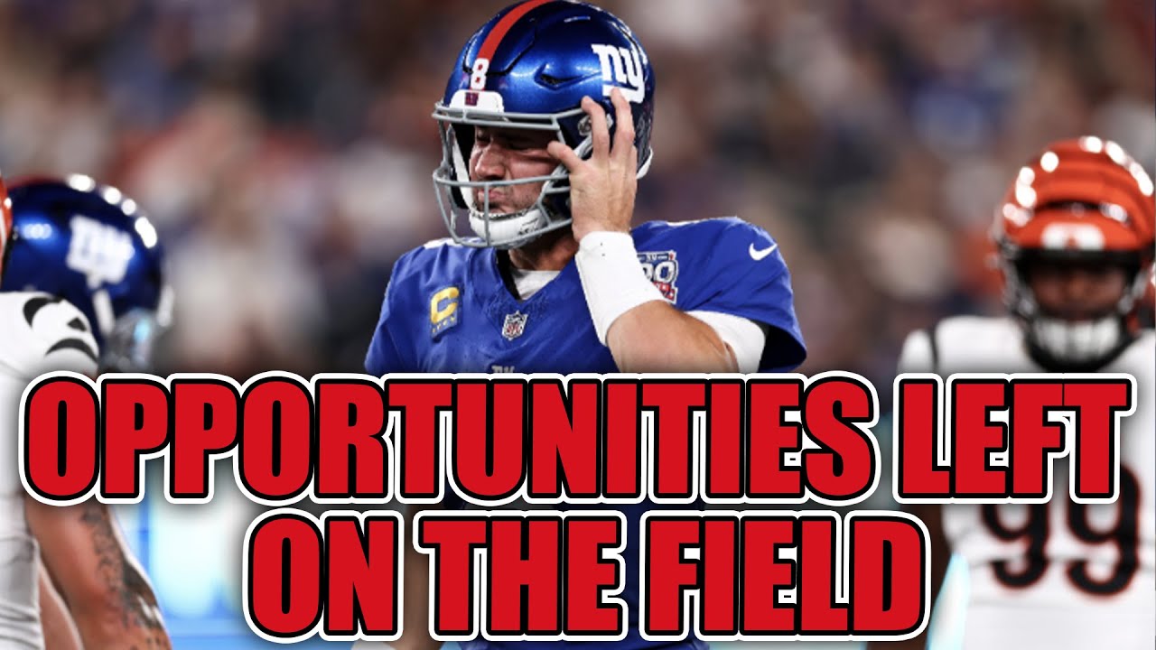 Daniel Jones left opportunities on the field - YouTube