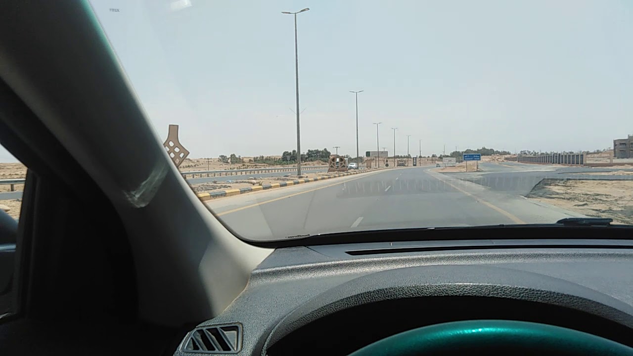 Saudi Arabia Driving in Highway Road - YouTube