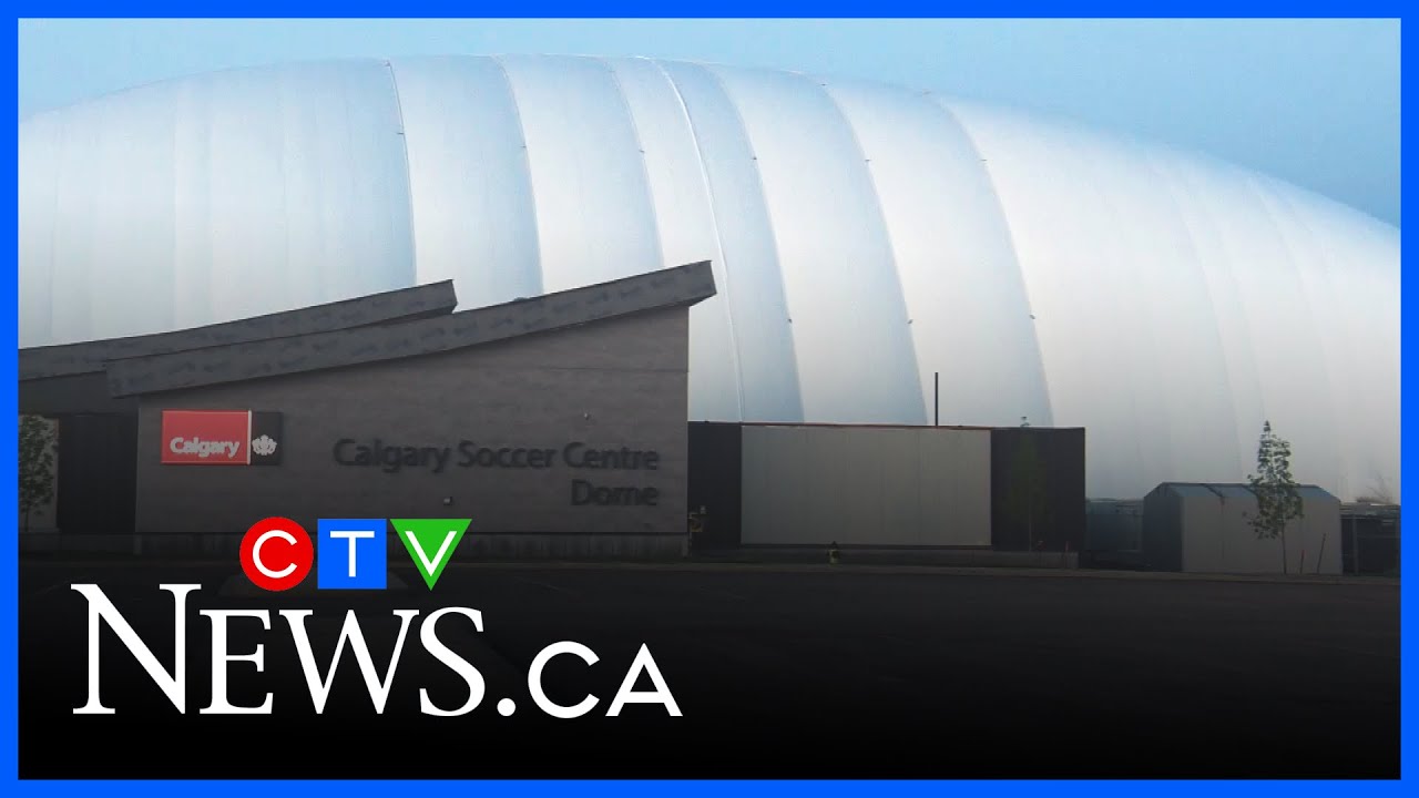 New soccer dome opens in Calgary - YouTube