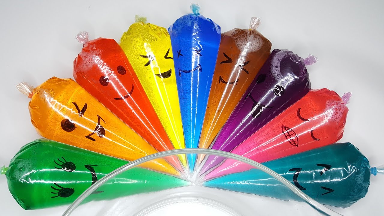 Rainbow slime/Galaxy slime/#slime#galaxyslime#rainbowslime - YouTube