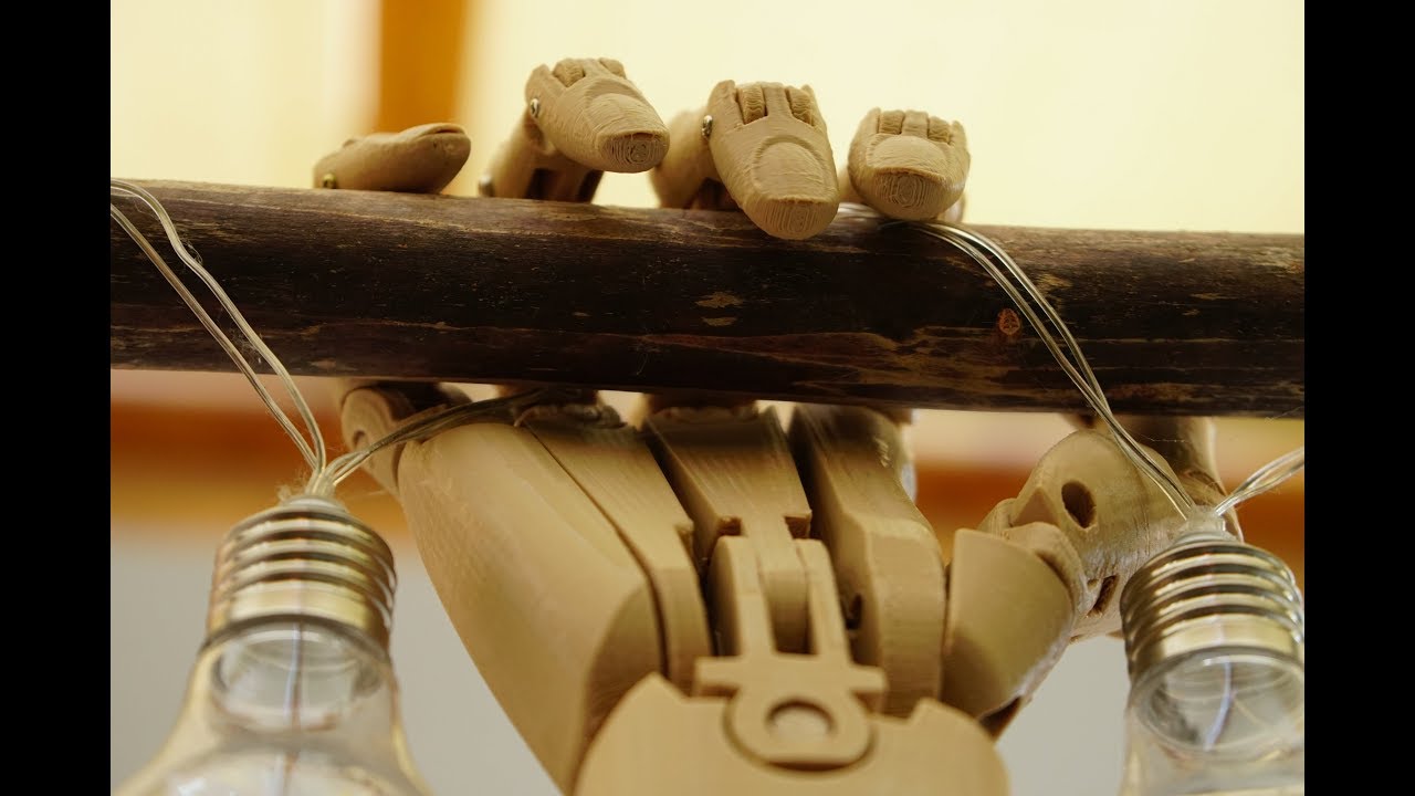 Human hand from the 3d printer - YouTube