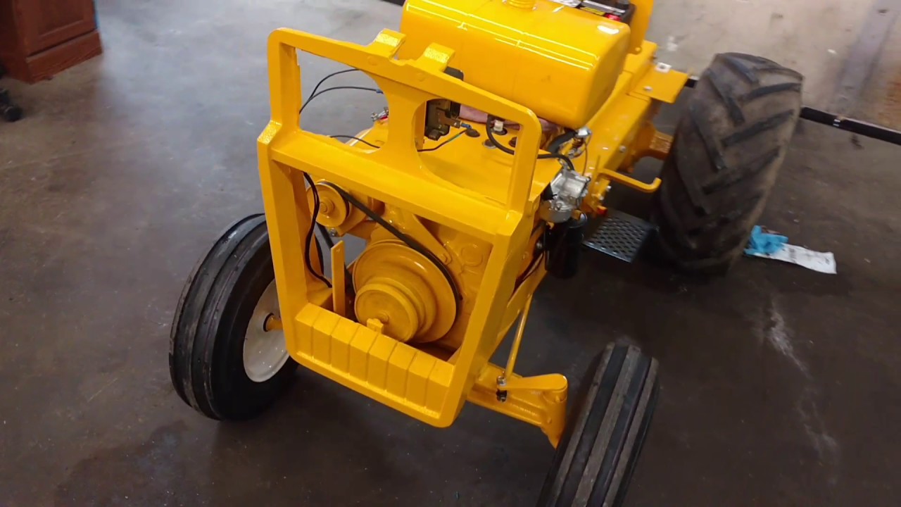 Cub Cadet 100 fires up after paint job. - YouTube