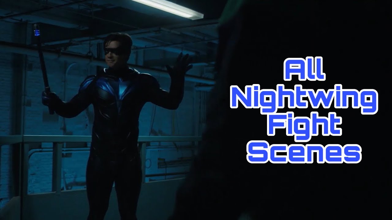 Nightwing Fight Scenes - DC's Titans - YouTube