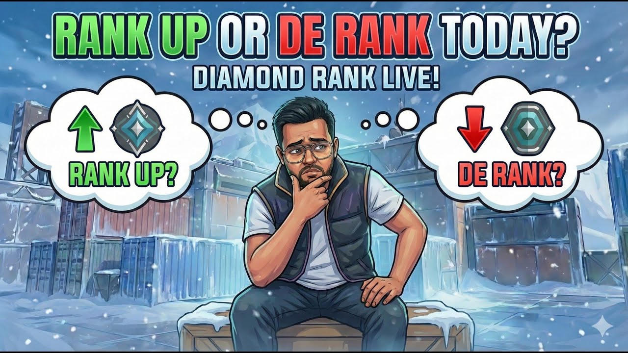 rank up or de rank today ?? || Valorant Live || 9tankiBaaj - YouTube