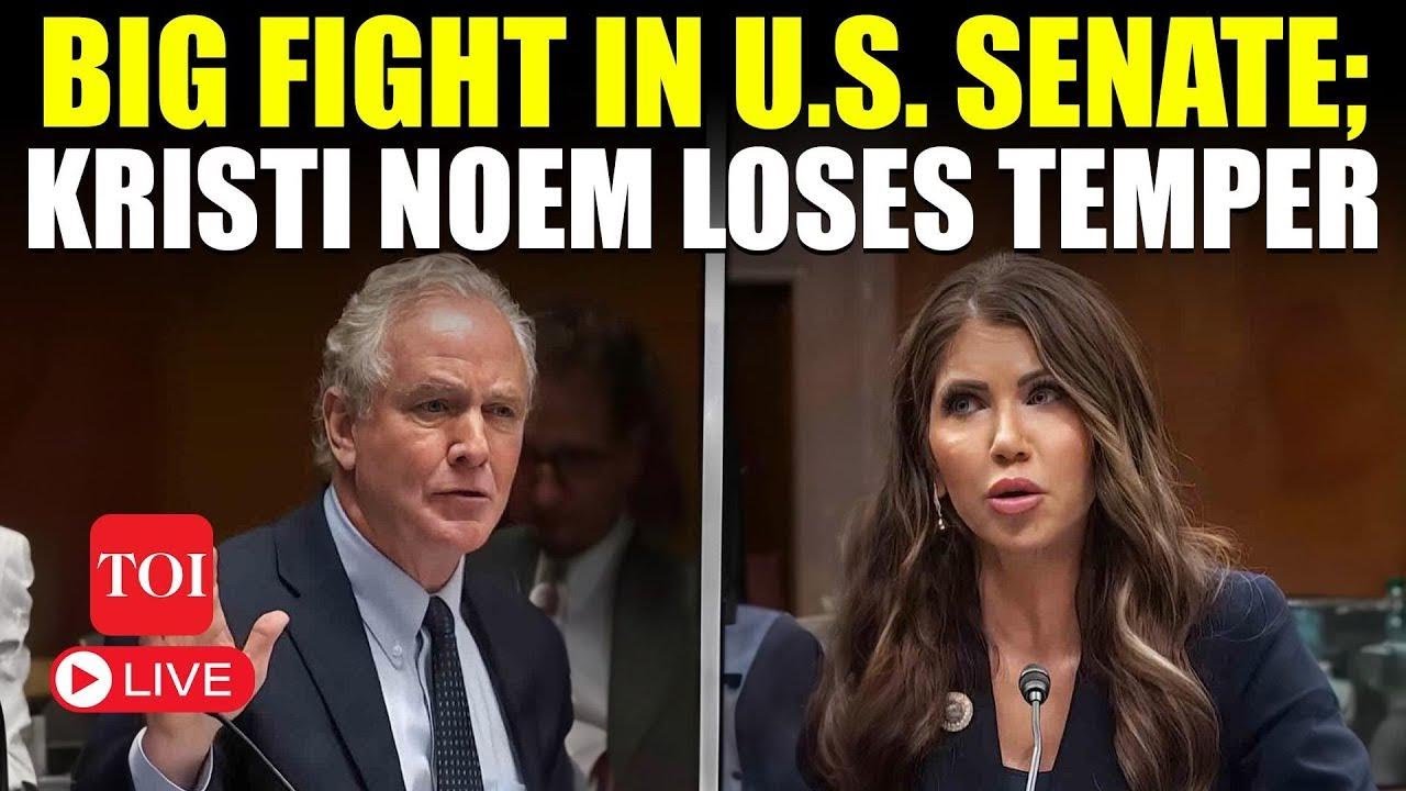 US Senate LIVE: ‘You Don’t Tell Me…’: Kristi Noem Erupts In Anger ...