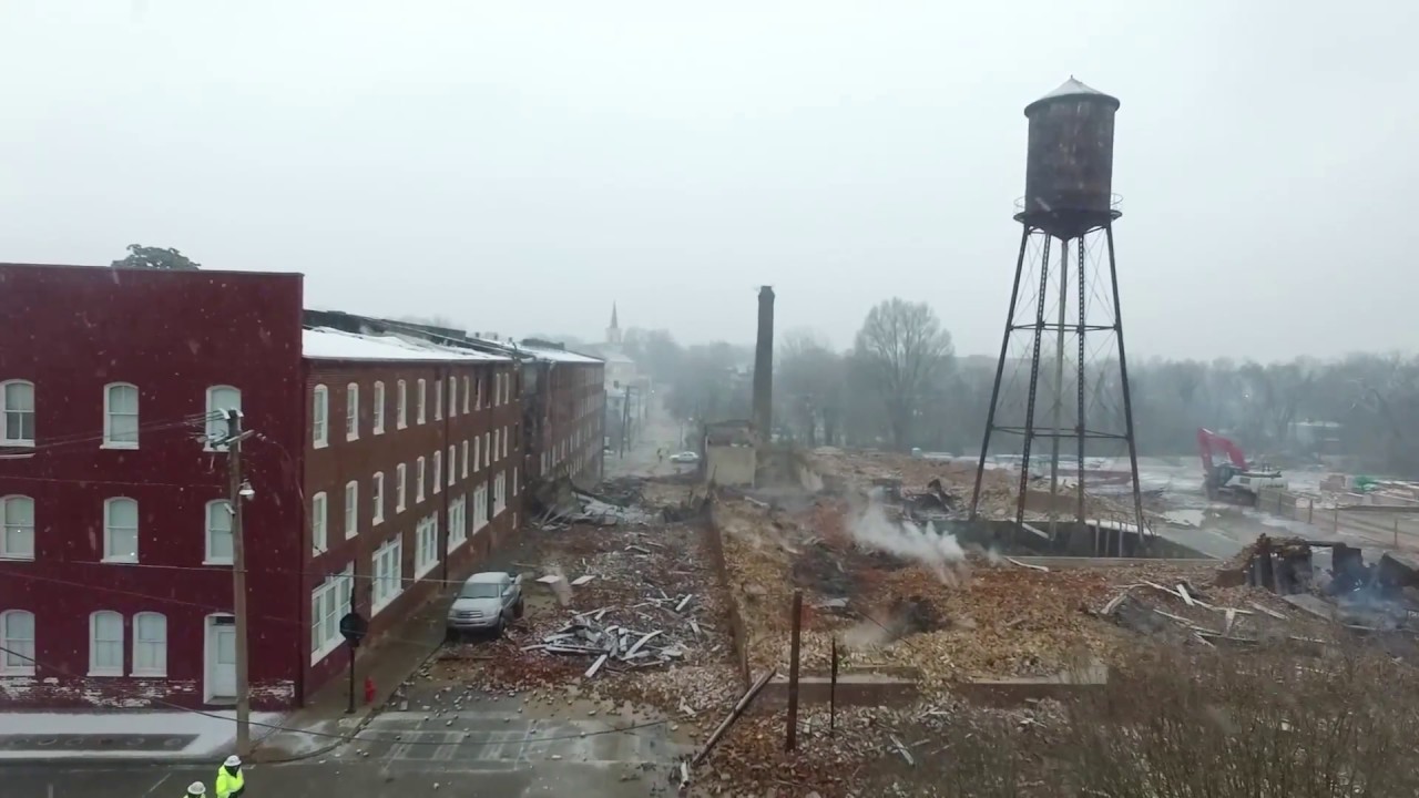 Drone Footage of the Aftermath of Seward Luggage Fire - YouTube