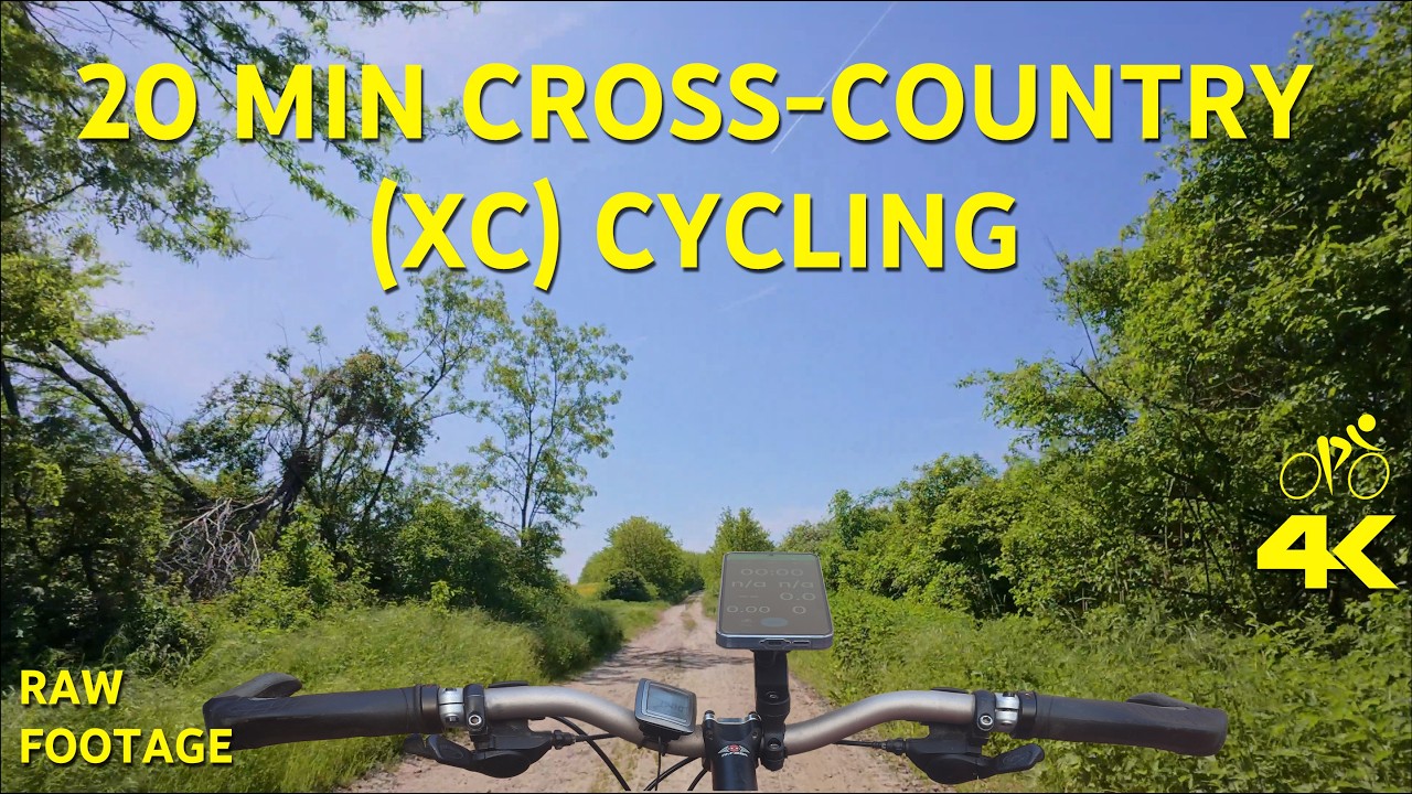 20-Min Spring Cross-country ride trough Slavonia/Croatia🚴 | 4K Virtual ...