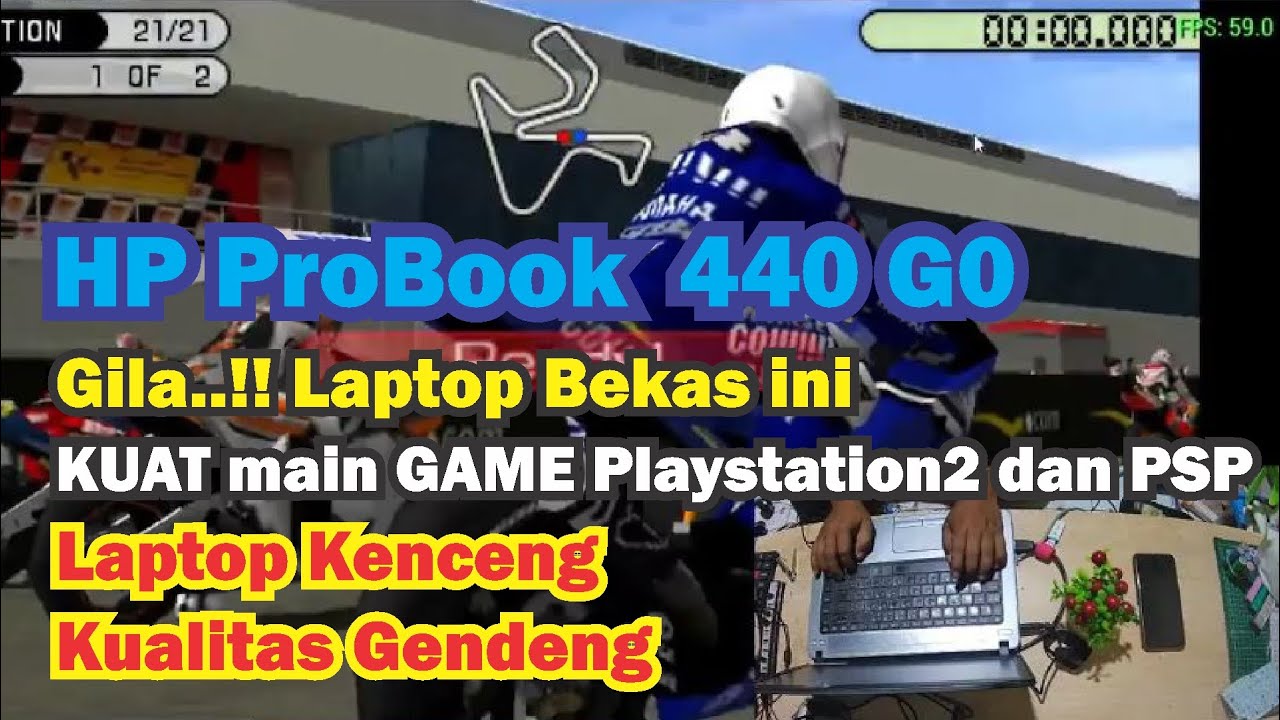 Game PS2 & PSP Lancar Abis di HP ProBook 440 G0 - Laptop bekas Kencang ...