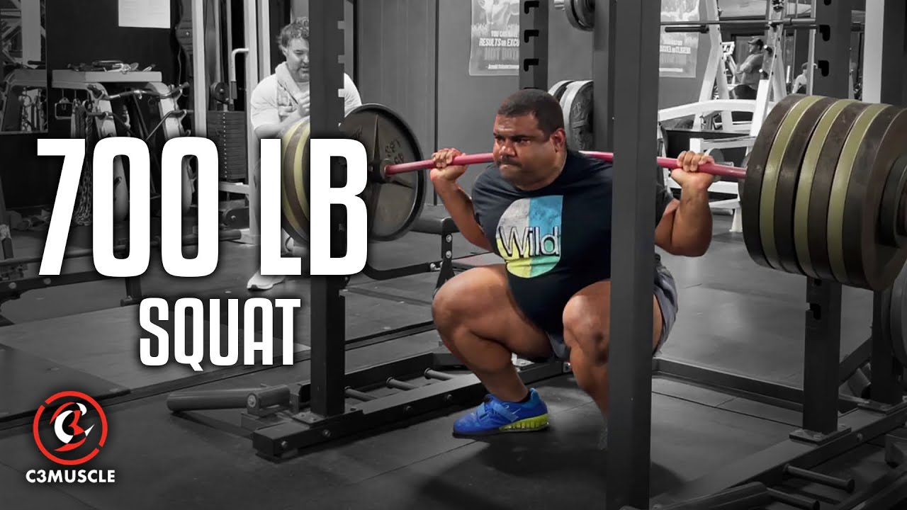 700 lb Squat | @C3Muscle - YouTube