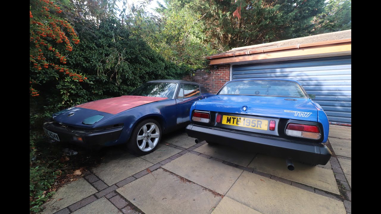 TRIUMPH TR7 V8 A trip out to Foxy's Garage - YouTube