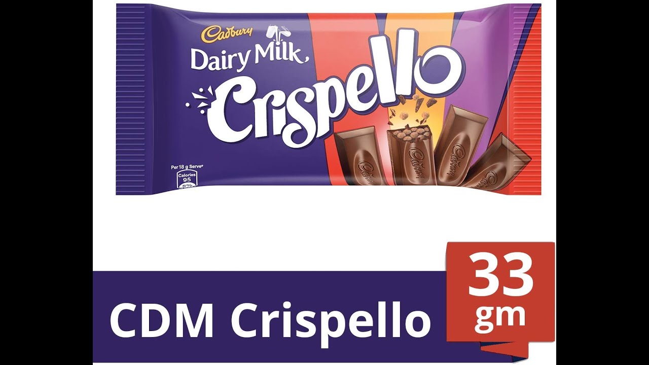 Cadbury Dairy Milk Crispello Chocolate Bar - YouTube