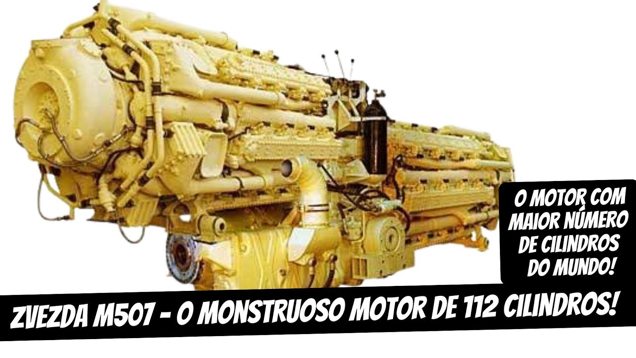 ZVEZDA M507 - O MONSTRUOSO MOTOR DE 112 CILINDROS!! - YouTube