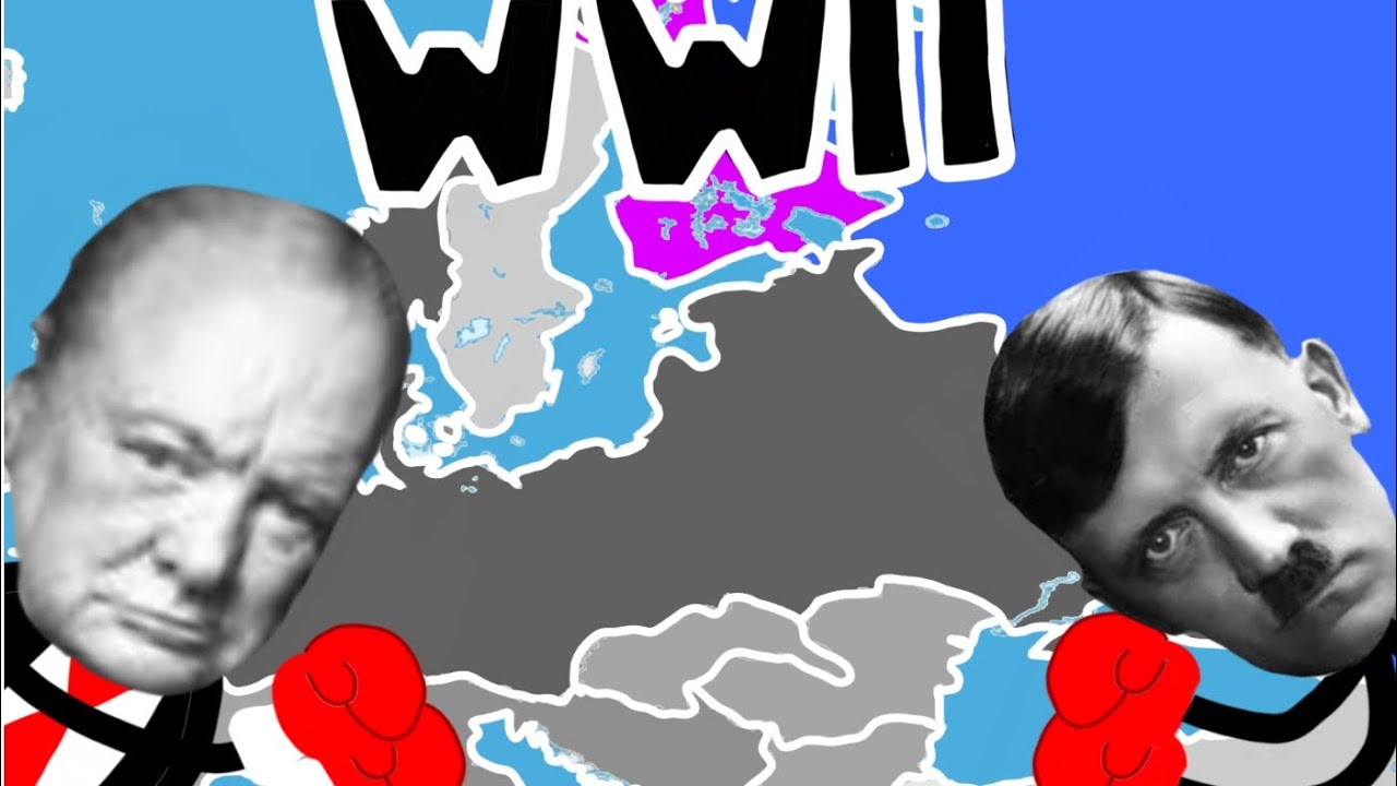 History of WW2 - Oversimplified inspired - YouTube