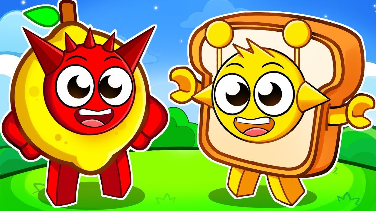 THE SPRUNKIS TURN INTO 100 FOODS! - YouTube