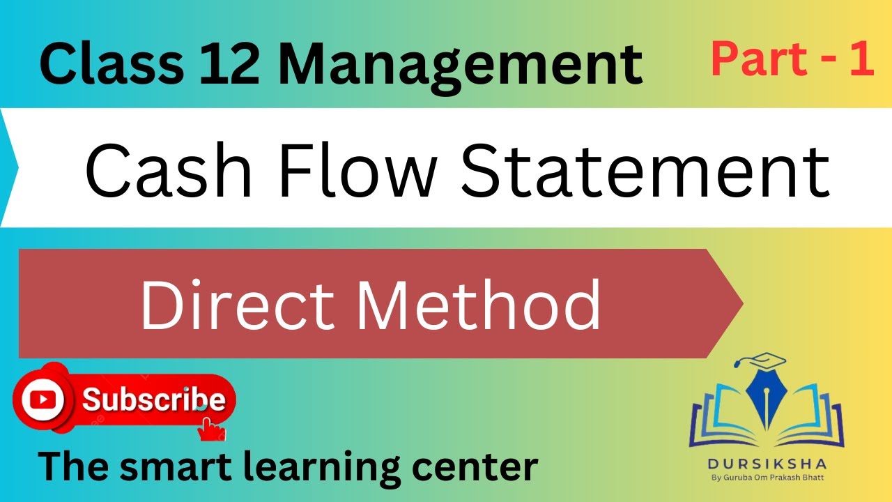 Cash Flow Statement # Direct method #Activities of cash flow statement ...
