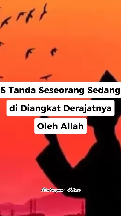 5 Tanda seseorang sedang diangkat derajatnya oleh allah #islam #shorts - YouTube