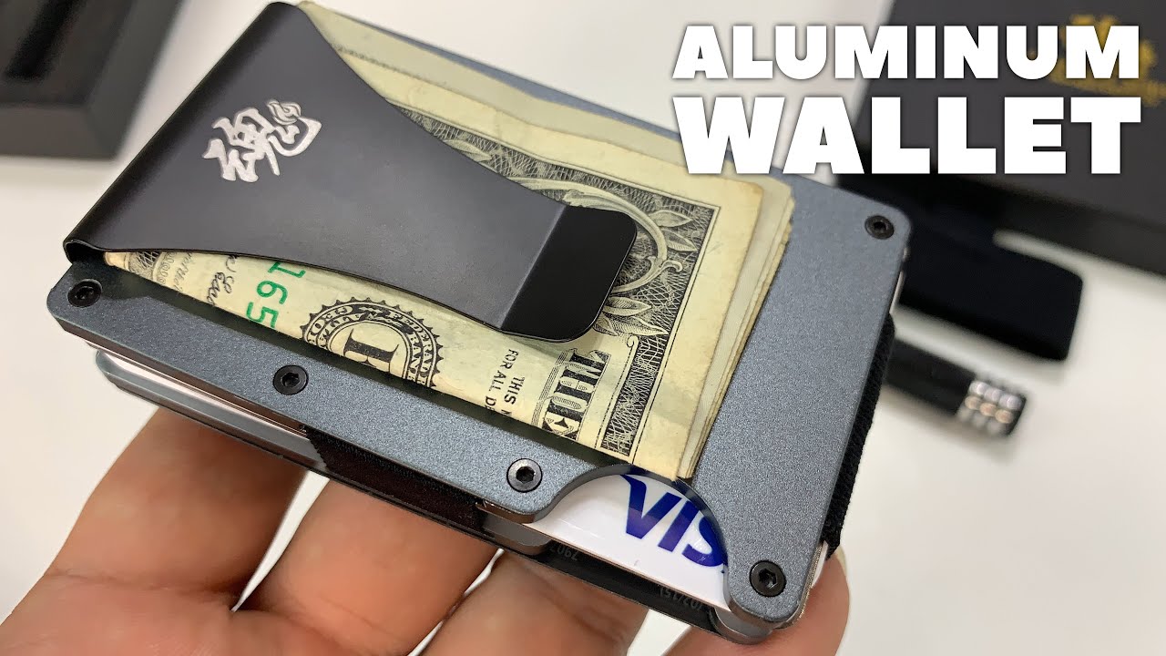 My Favorite Minimalist Aluminum Wallet - YouTube
