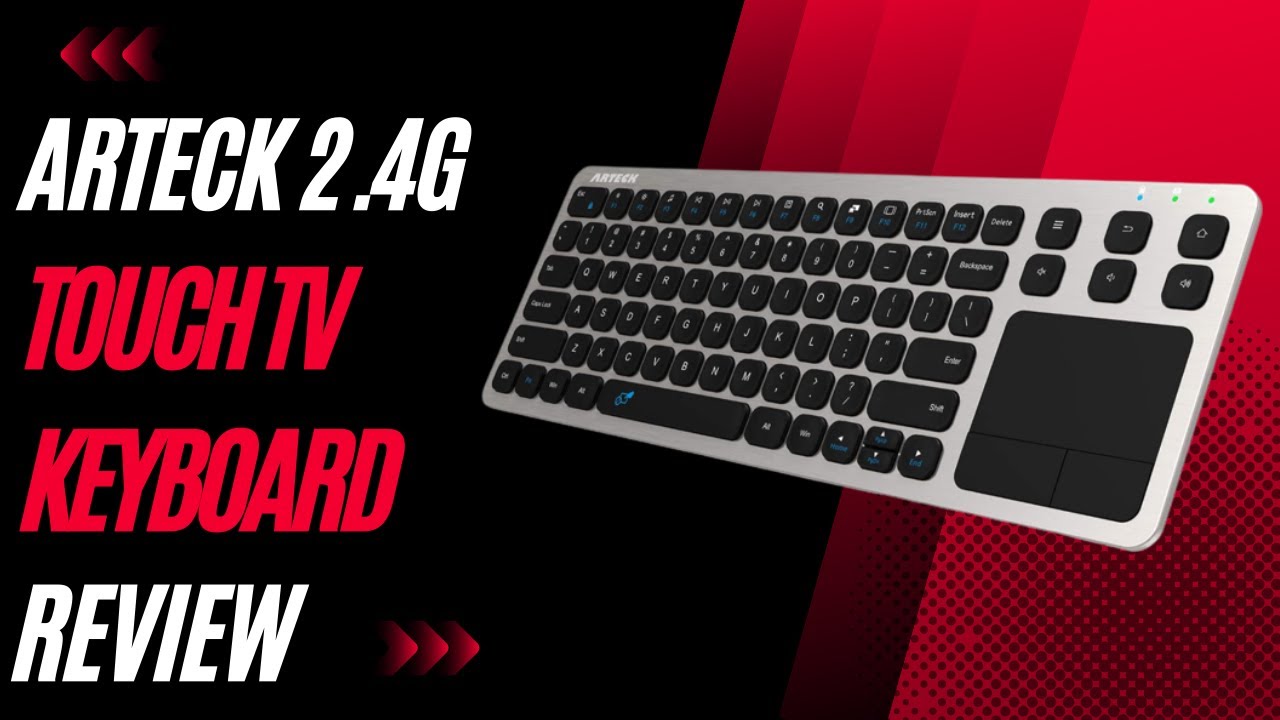 Versatile Wireless Keyboard: Arteck 2.4G Wireless Touch TV Keyboard ...