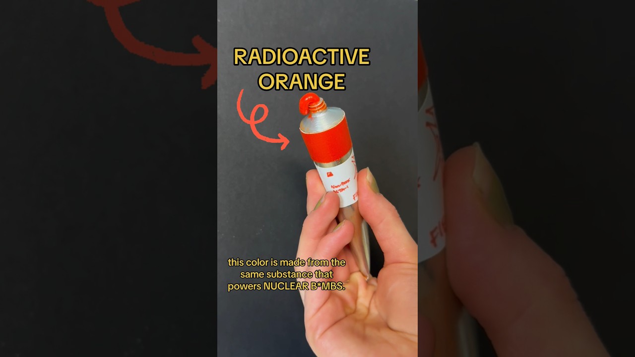 KILLER COLORS: Uranium Orange 🧡#art #interesting #painting #paint #history #arthistory #facts ...