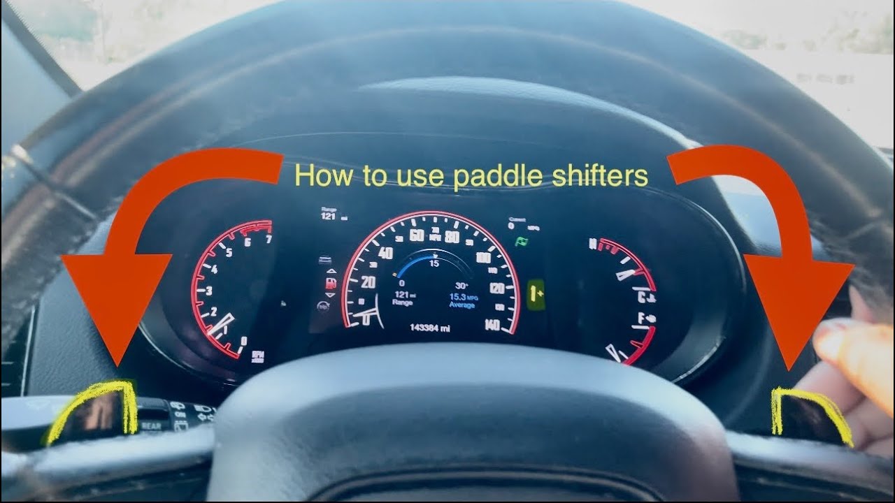 How to use paddle shifters on a Dodge Durango RT - YouTube